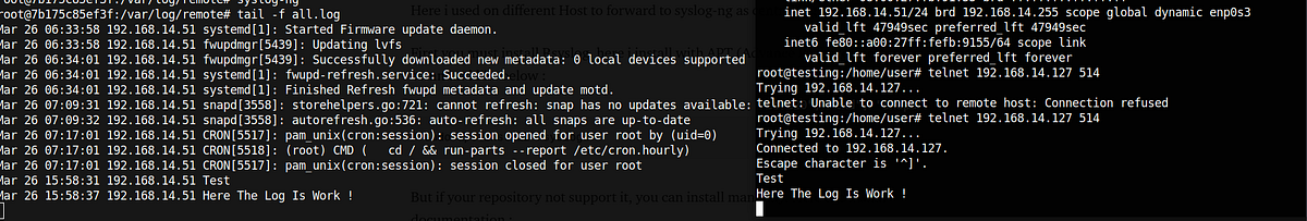 Monitor events with ELK Stack : Forward Log with Rsyslog and Syslog-ng. | by DWYNTech | Medium
