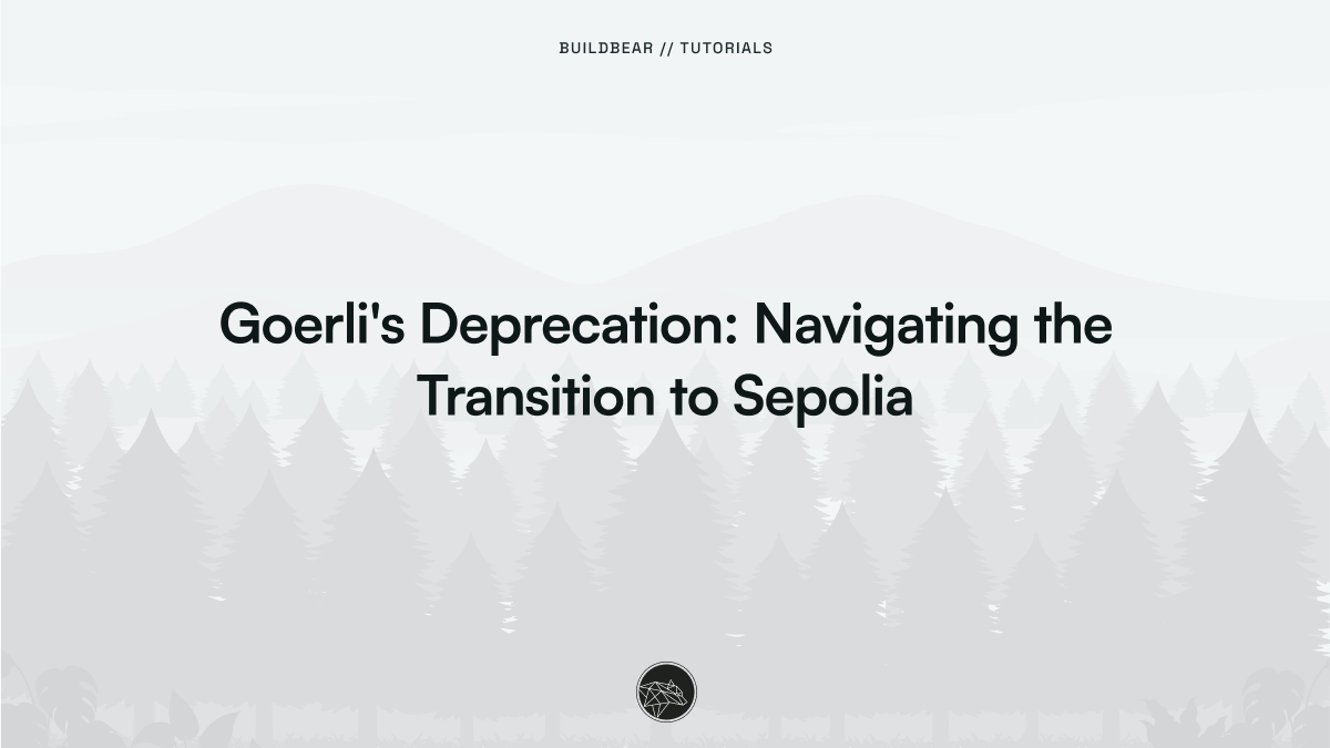 Goerli’s Deprecation: Navigating the Transition to Sepolia. | by ...