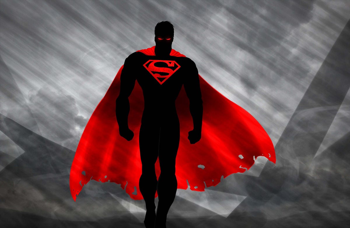 Man Of Steel Black Logo Hd