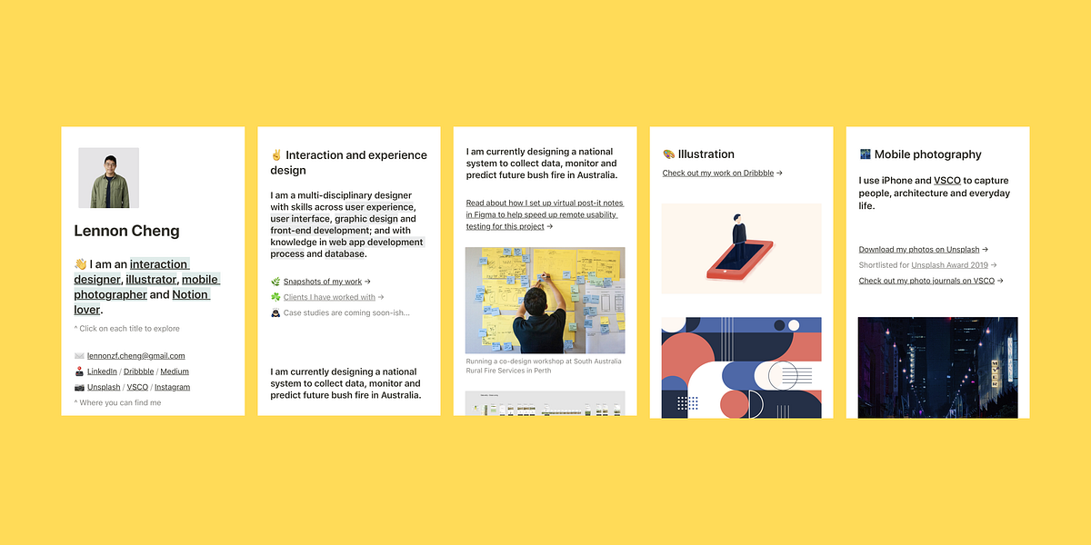 How I shipped my new design portfolio under 5 hours | by Lennon Cheng ...