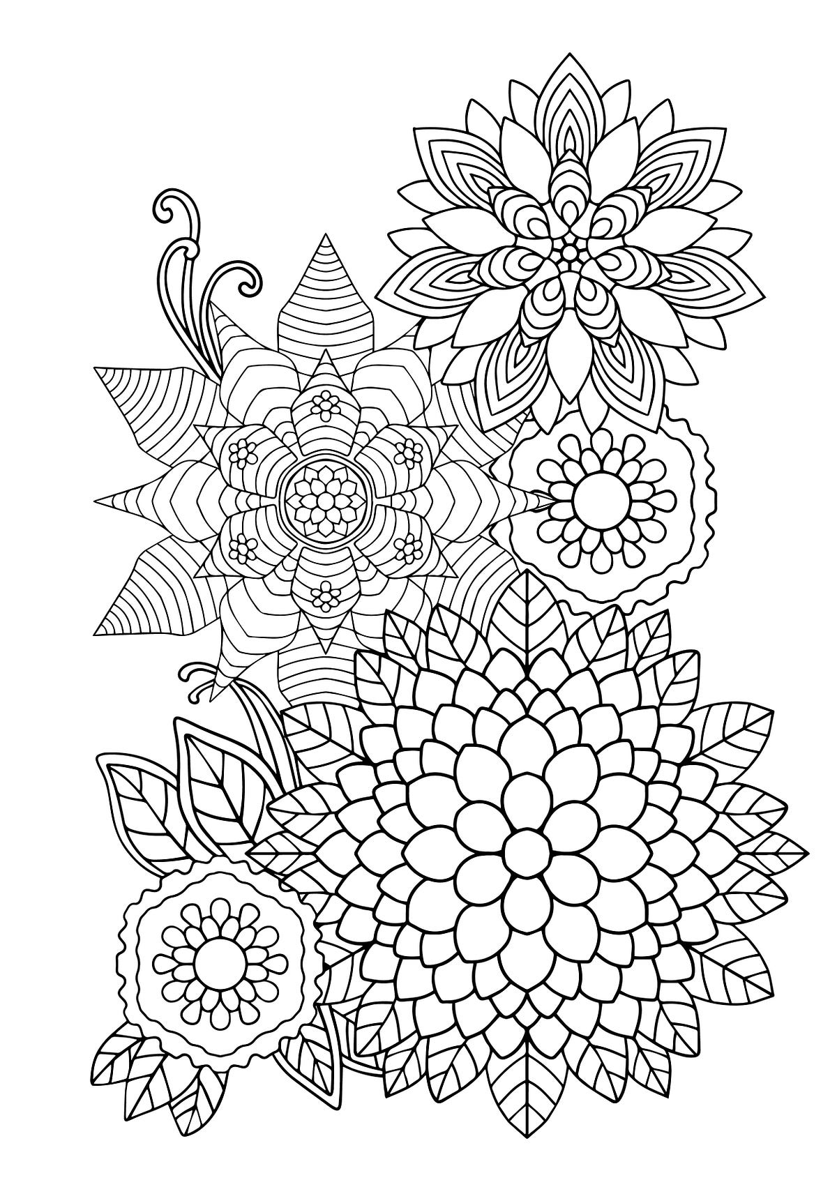 Free Mandala Coloring Page for Adults - Happy Coloring Hub - Medium