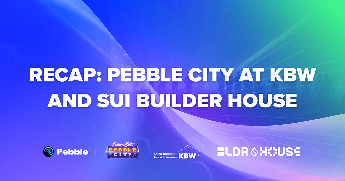 Recap: Pebble City at KBW 2024 and Sui Singapore Builder House | by Pebble | @pebbleplay | Medium