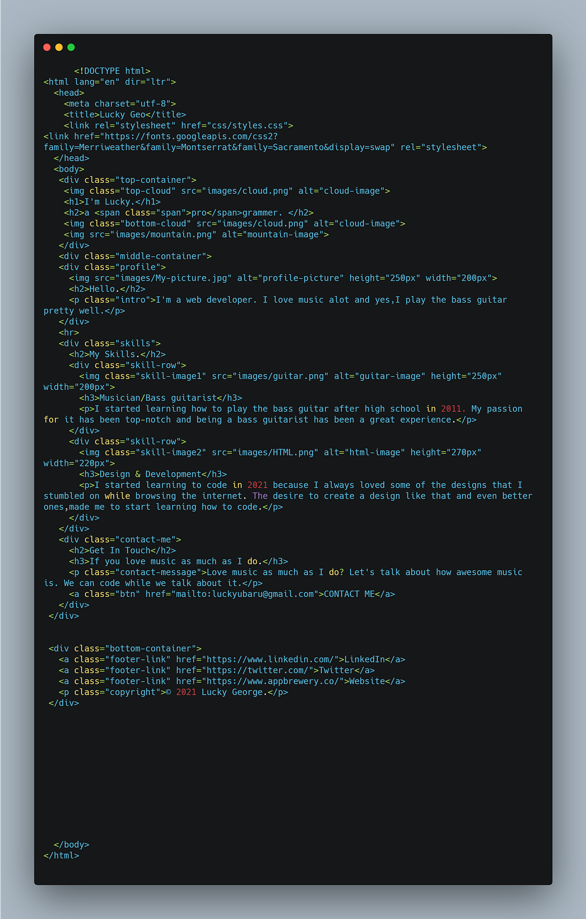 A Web Developer’s Journey 3. Hello there, | by Lucky Ubaru | Medium