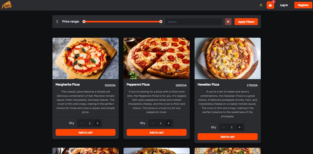 Pizza Delivery Application. Github link… | by Sourav Kumar | Medium