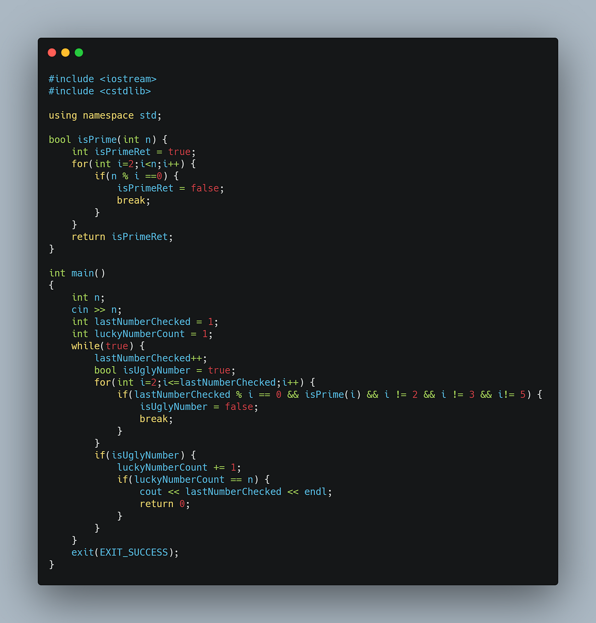 Ugly number (dynamic programming) | by Nattawat Songsom | Medium