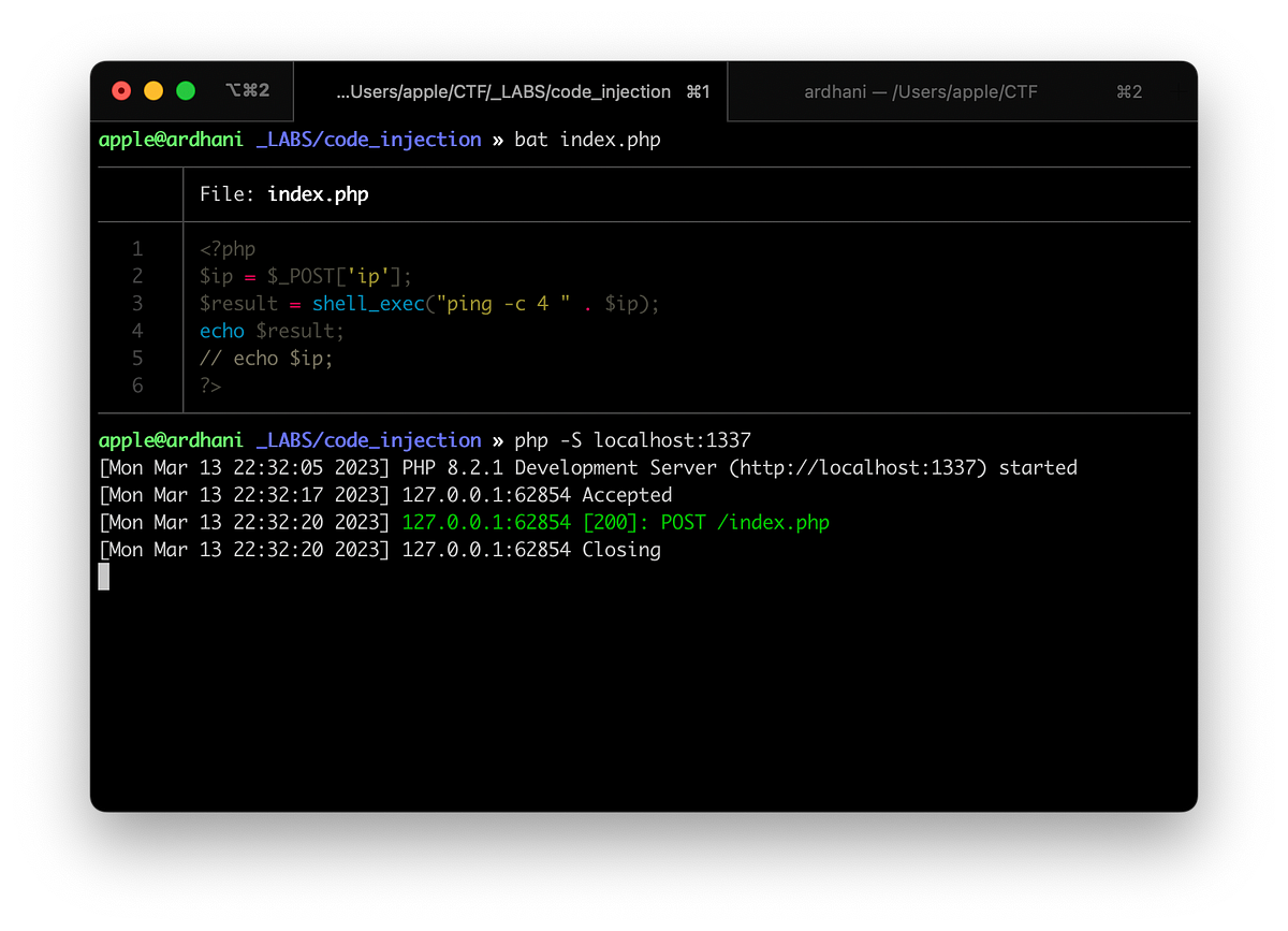 Command Injection — Owasp Bahasa Indonesia By Naufal Ardhani Medium