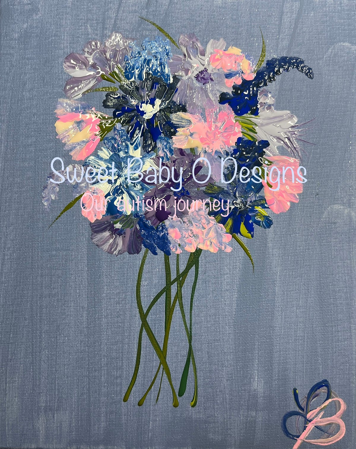 Saltwater Taffy Flowers - Lynn Browder - Medium