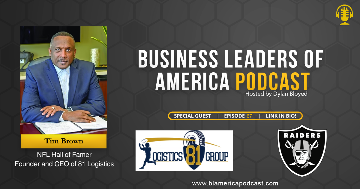 Interview with Tim Brown: NFL Hall of Famer and CEO/Founder of 81 ...