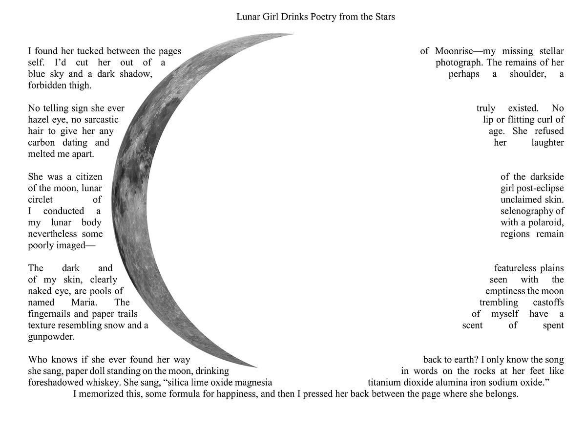 Poetry: Lunar Girl Drinks Poetry from the Stars | by Holly Lyn Walrath ...