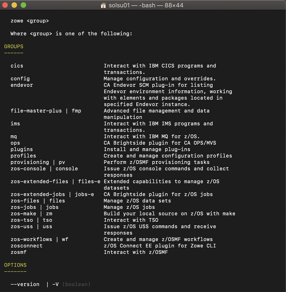 Getting Started With Zowe Cli Zowe Cli Is For Z Os Like The Aws Cli… By Sujay Solomon Zowe
