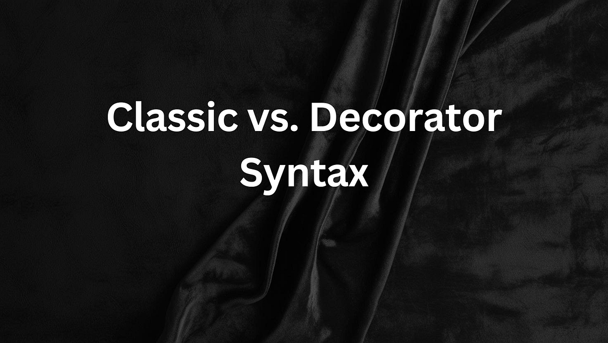 Understanding Python Properties: Classic vs. Decorator Syntax | by Neural pAi | Medium