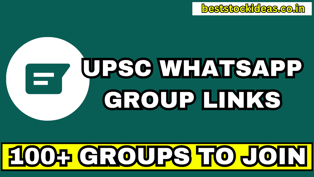 100+ New Active UPSC Whatsapp Group Links | Whatsapp Links - Best Stock ...