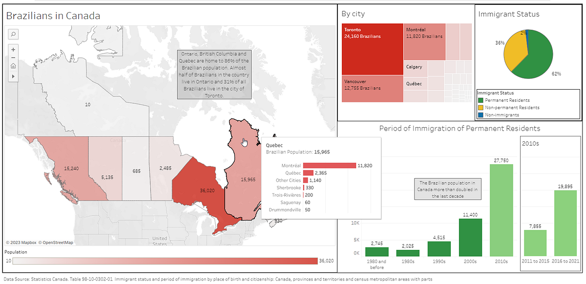 Brazilians in Canada. Tools: SQL, BigQuery, Google Sheets… | by Larissa ...
