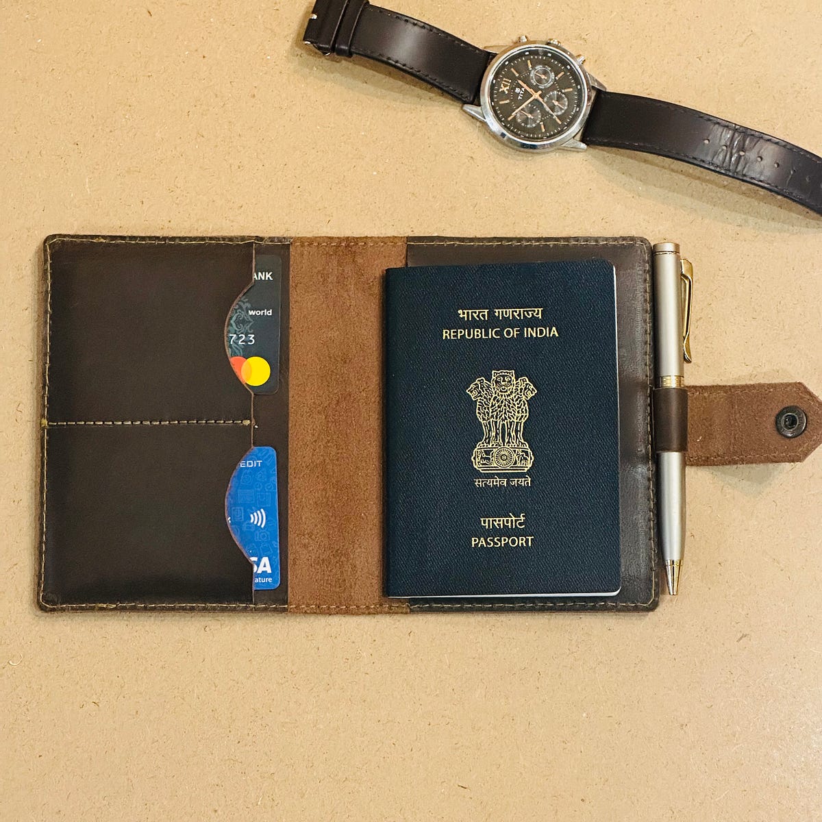 Personalized Leather Passport Holder, Leather Passport Wallet, Handmade ...