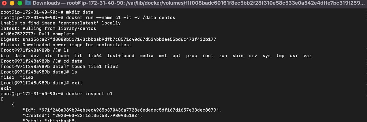 DOCKER VOLUMES. Containers are meant to be ephemeral… | by Vrushabh ...