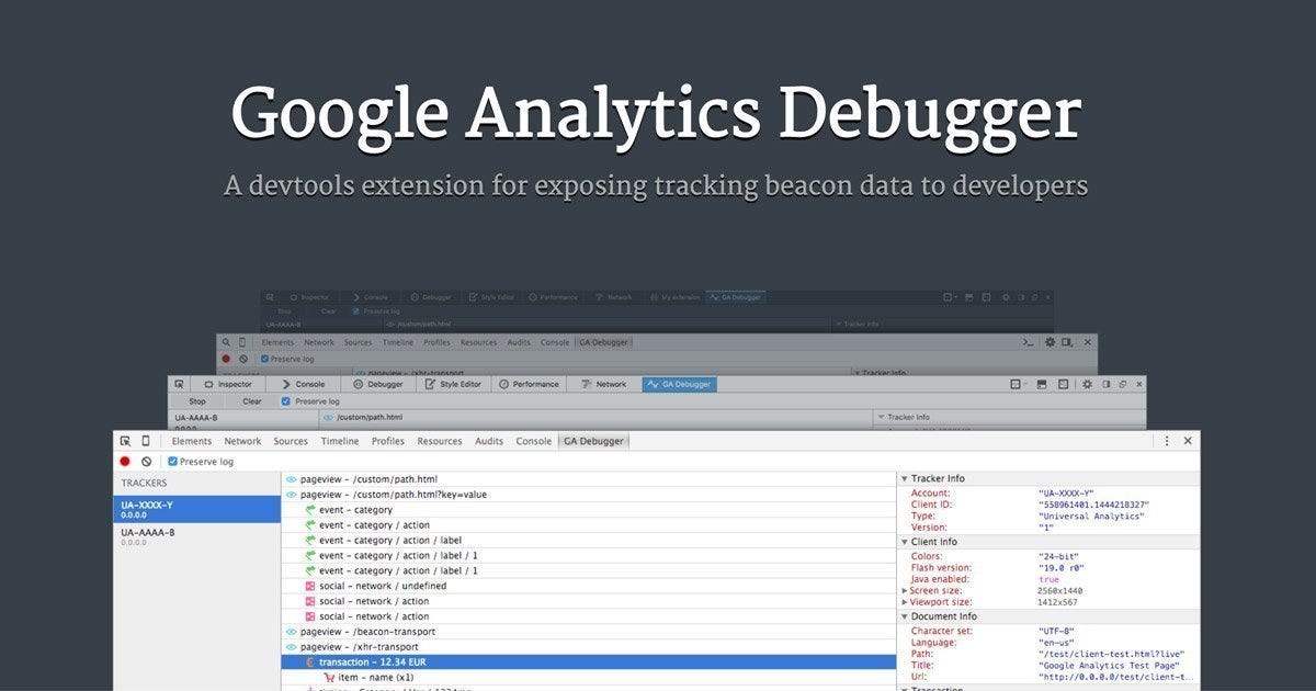 GA工具 Google Analytics Debugger 介紹及使用 | by August | Let’s Write by August | Medium