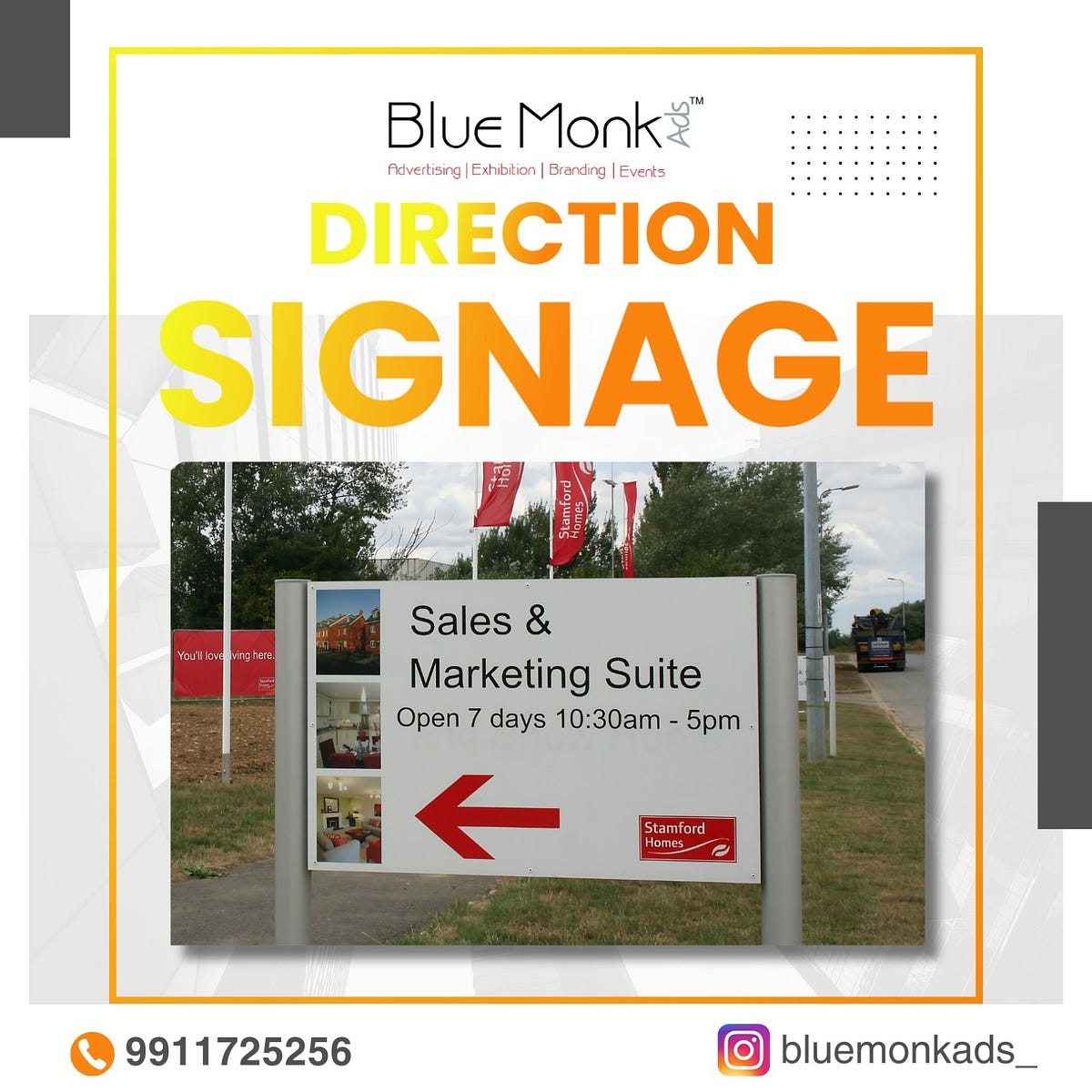 Follow the signs to adventure! 🚀 Discover new horizons with Blue Monk ...