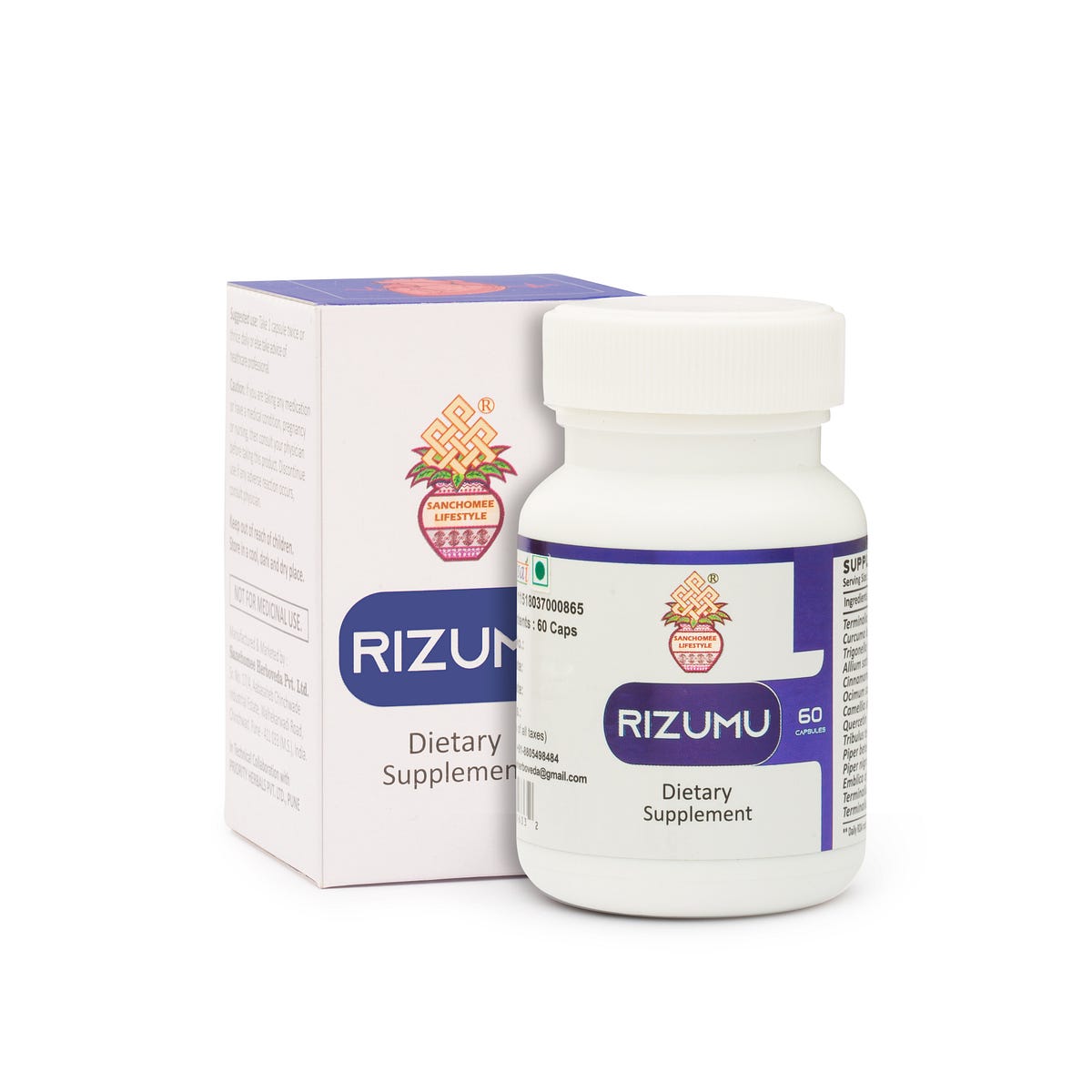 Sanchomee Herboveda’s rizumu capsule is natural dietary supplement for heart patients to ...
