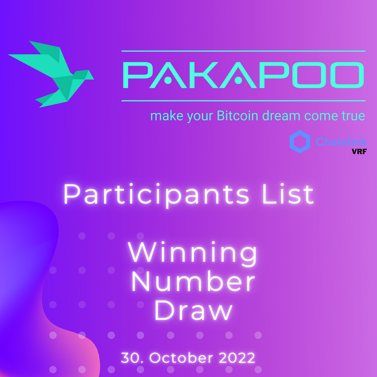 Pakapoo.online October 2022 Bitcoin Raffle - pakapoo.online - Medium