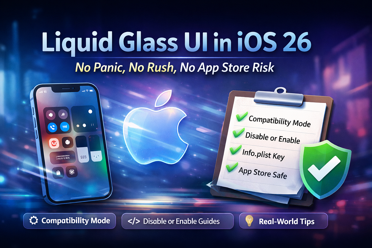 Liquid Glass UI in iOS 26: No Panic, No Rush, No App Store Risk | by ...