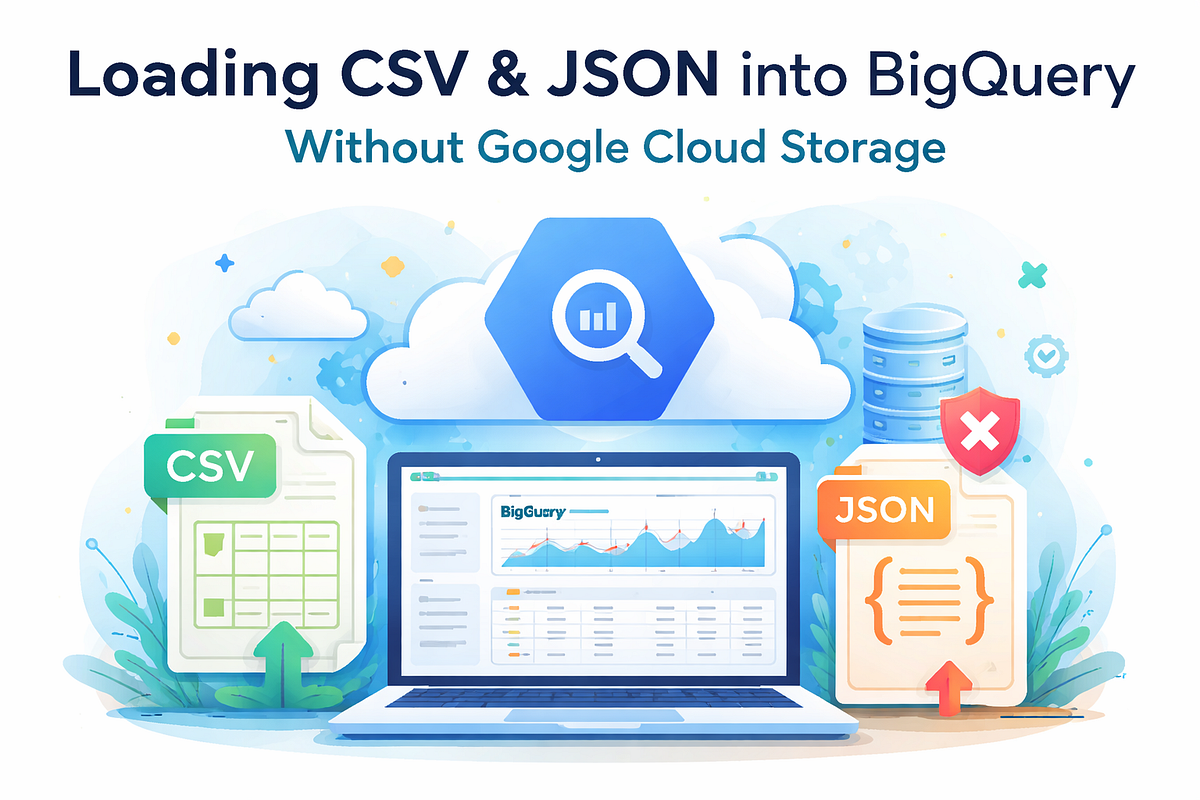 Loading CSV & JSON into BigQuery Without Google Cloud Storage | by Vicky Syabanique | EDTS | Dec ...
