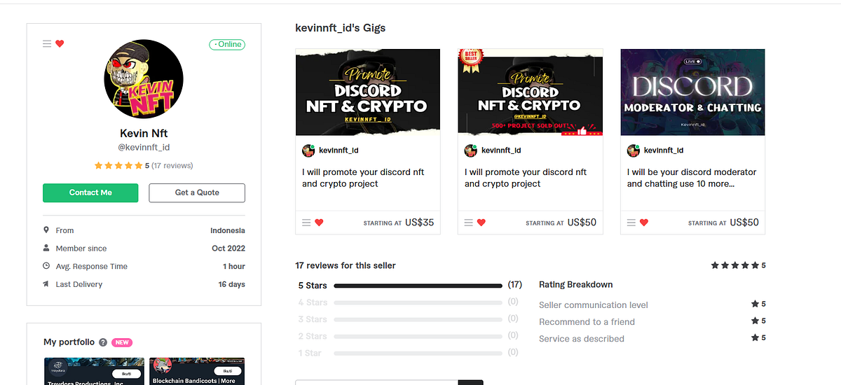 Discord Promotion NFT & CRYPTO Project | by Kevin NFT | Medium