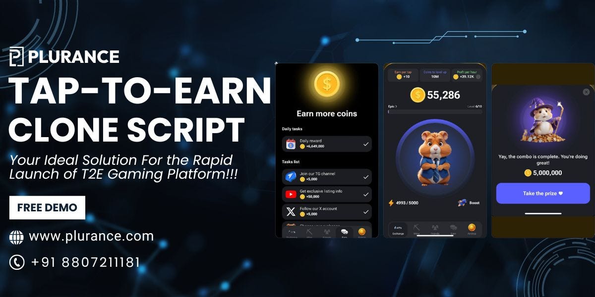 Tap to earn clone script — To establish your highly remunerative tap to earn gaming platform ...