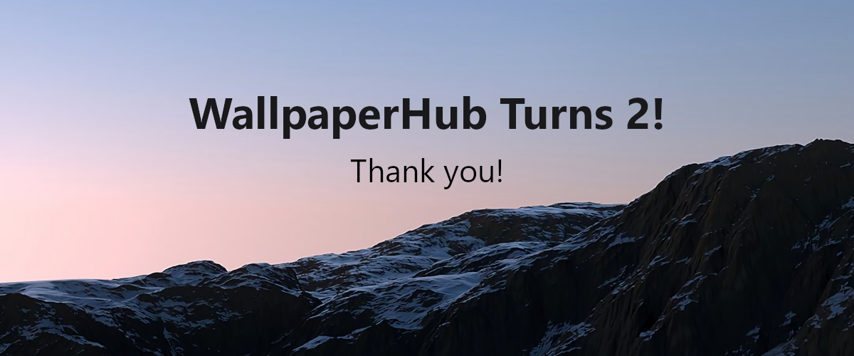 WallpaperHub Turns 2!. Thanks for all your support over the… | by ...