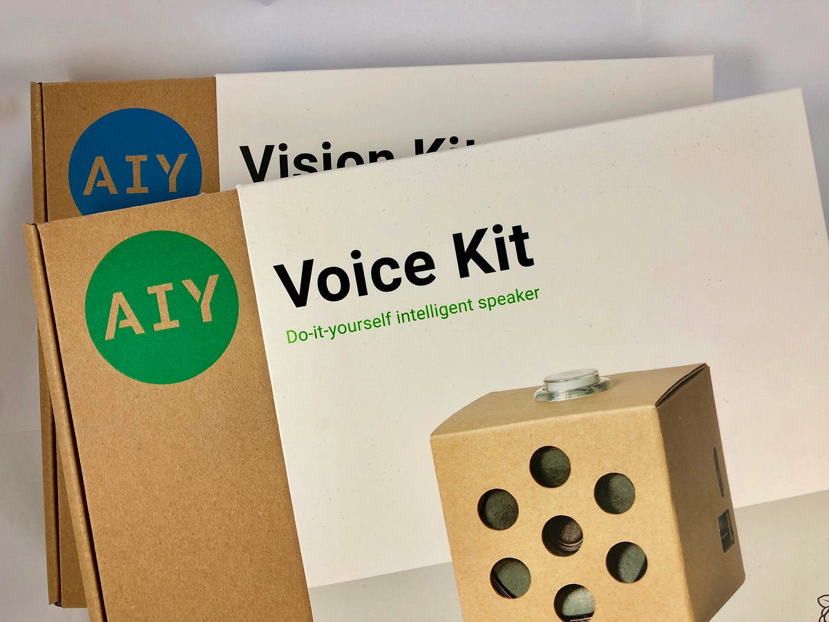 Updates for the Google AIY Projects Kits | by Alasdair Allan | Medium