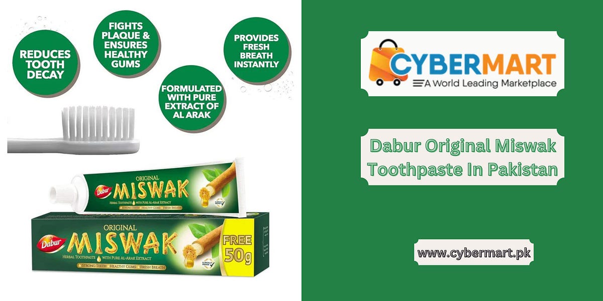 Dabur Original Miswak Toothpaste In Pakistan | CyberMart.PK | by ...
