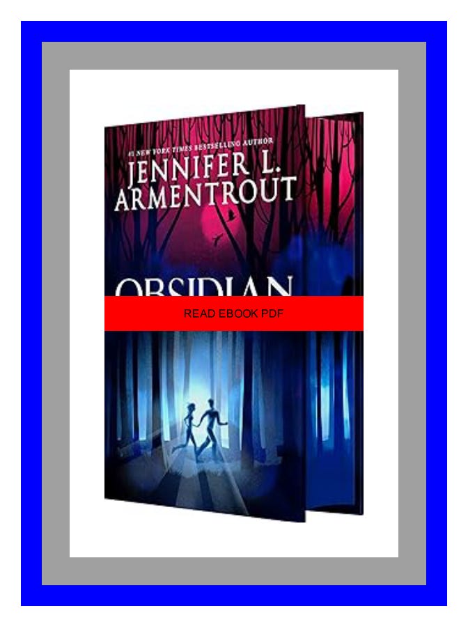 PDF Obsidian (Lux #1) By Jennifer L. Armentrout | by Rosanne Cathe ...