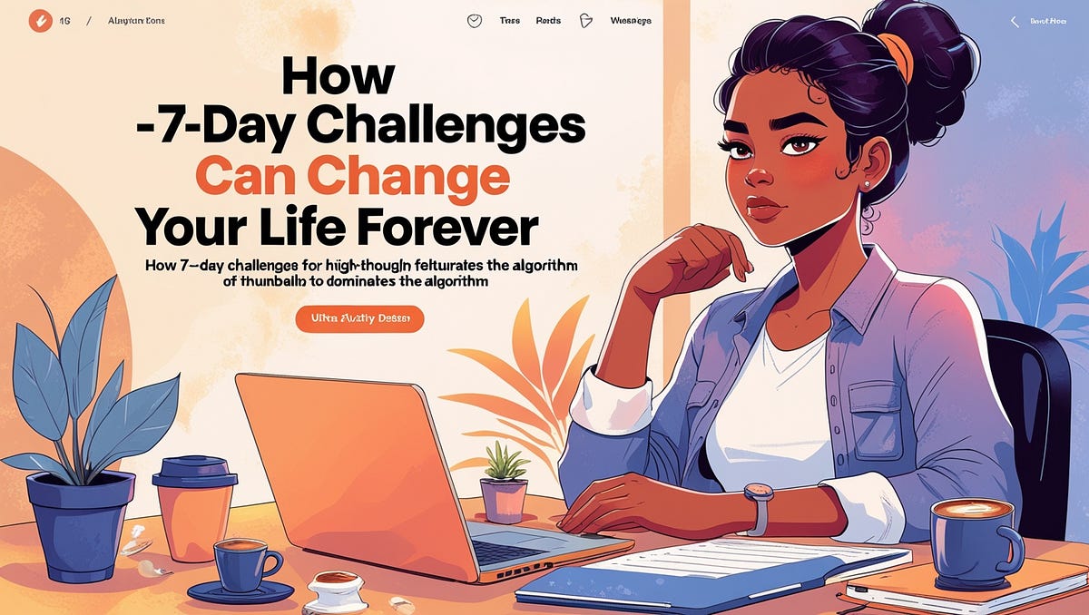 How 7-Day Challenges Can Change Your Life Forever | by Umar Ahmed | Medium