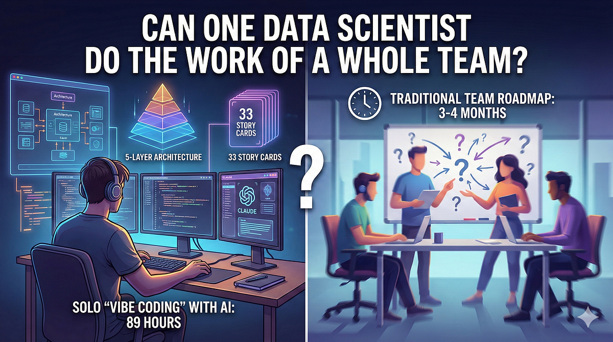 Can One Data Scientist Do the Work of a Whole Team? | by Ashish Surve ...