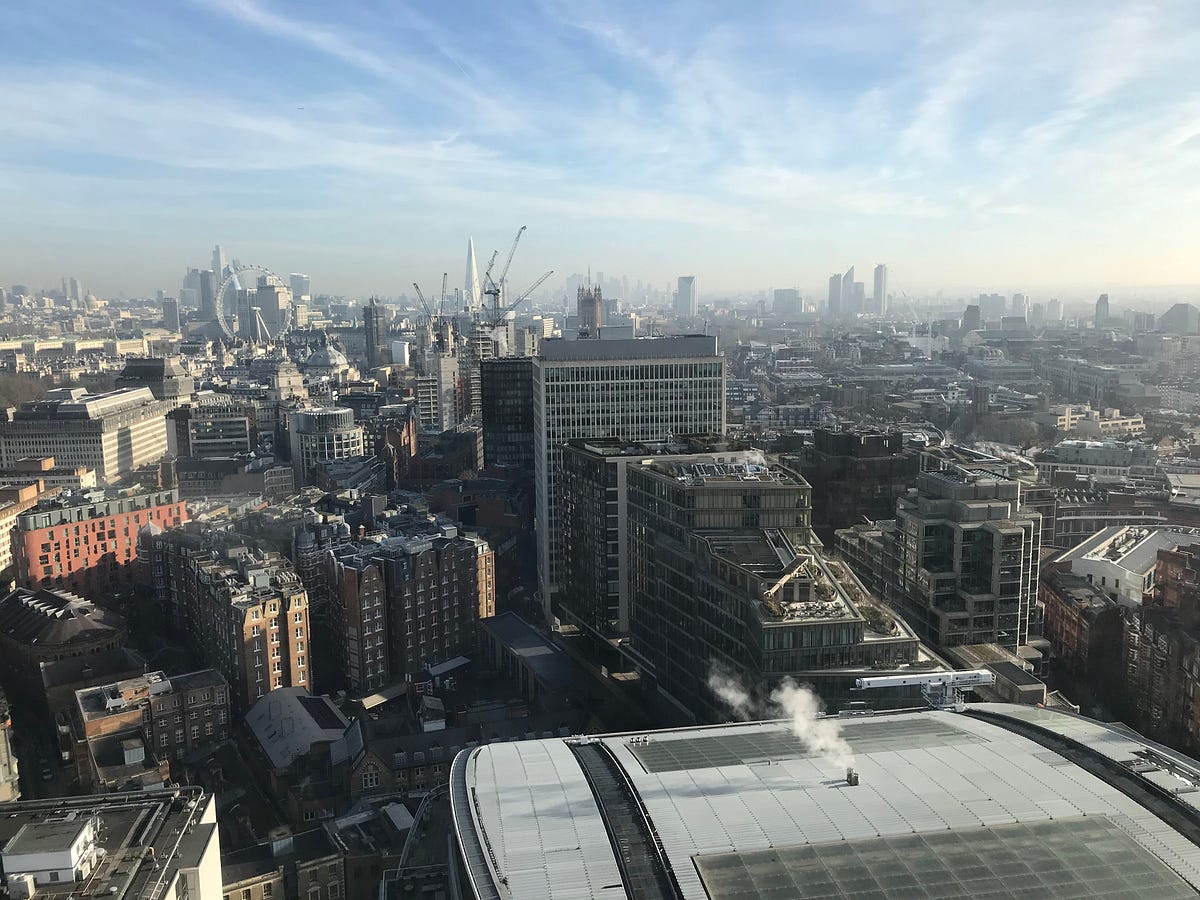 A View From The 27th Floor. A view from the 27th floor in many big ...