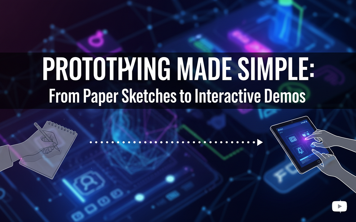 Prototyping Made Simple: From Paper Sketches to Interactive Demos | by ...