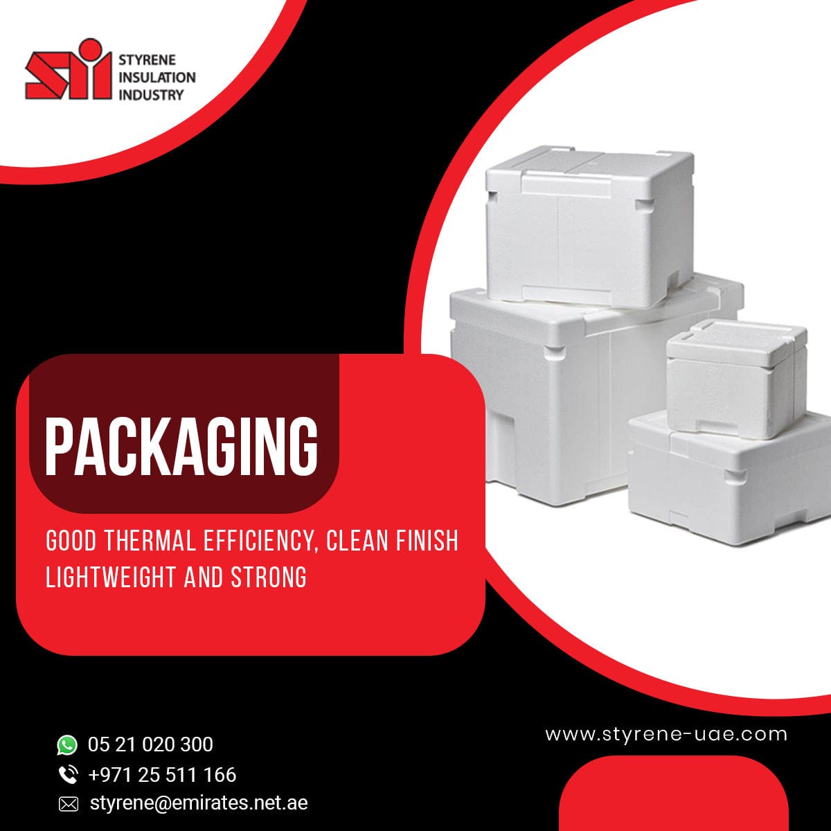 Thermal Efficiency and Properties of Styrene Packaging Boxes | by Styrene UAE | Medium