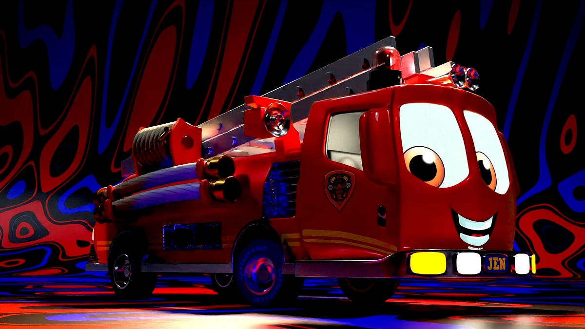 Fire Fighters Love Jen the Fire Engine - Captain Kevin - Medium