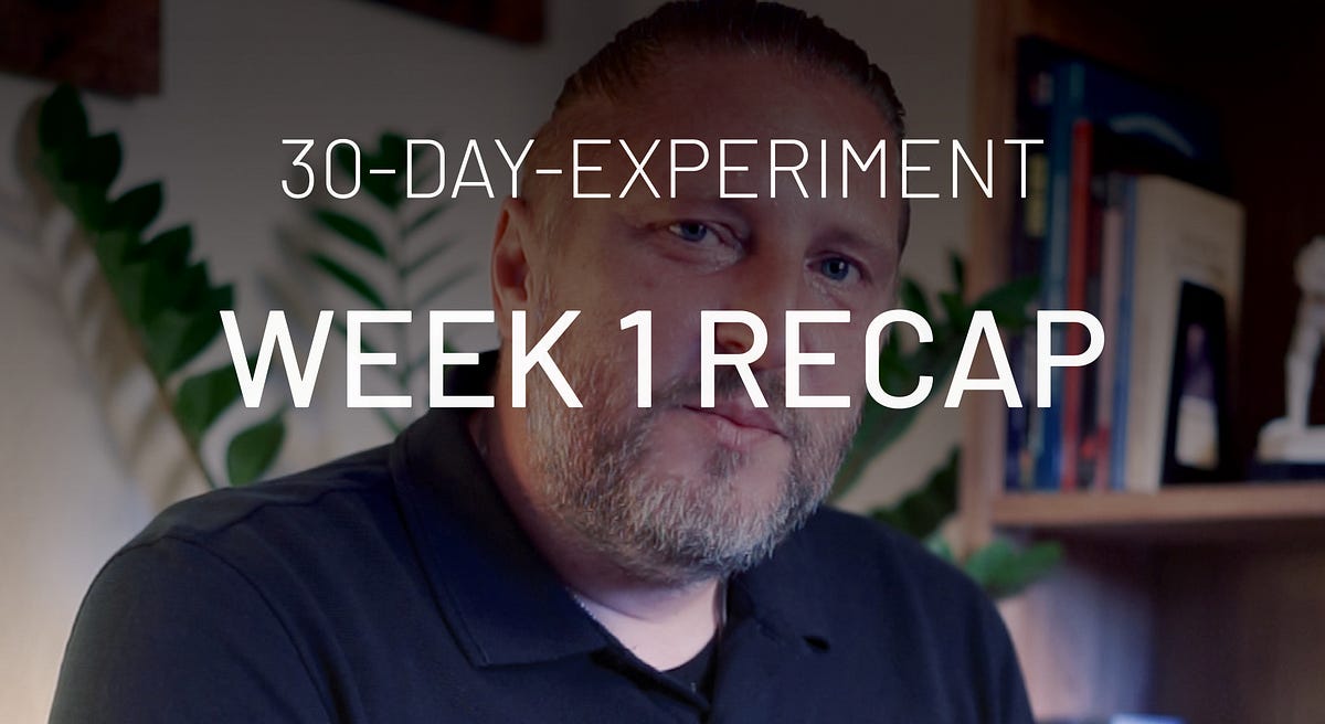 Week One Recap: Activities and Insights | by Rudi Witt | Jul, 2024 | Medium