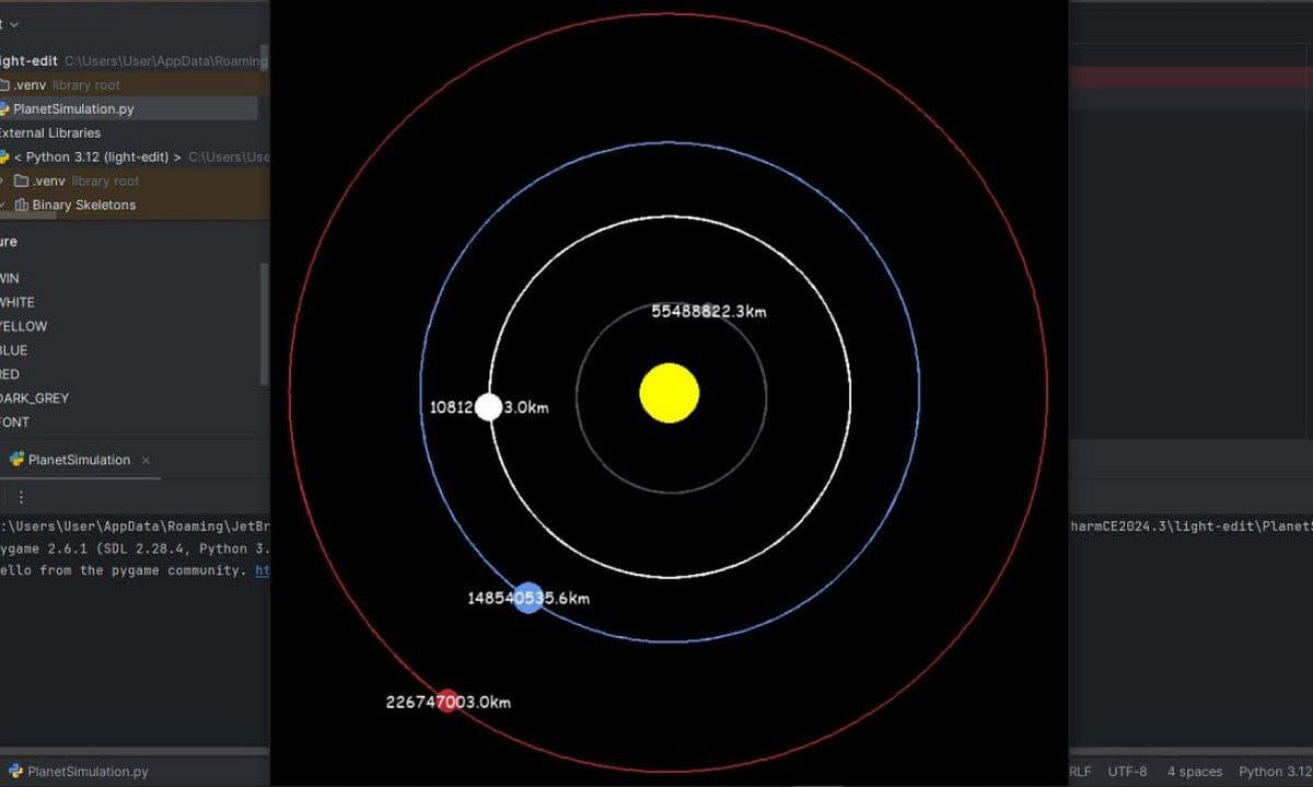 Building a 2D Solar System Model with Python is no longer a theory | by Lola | Medium
