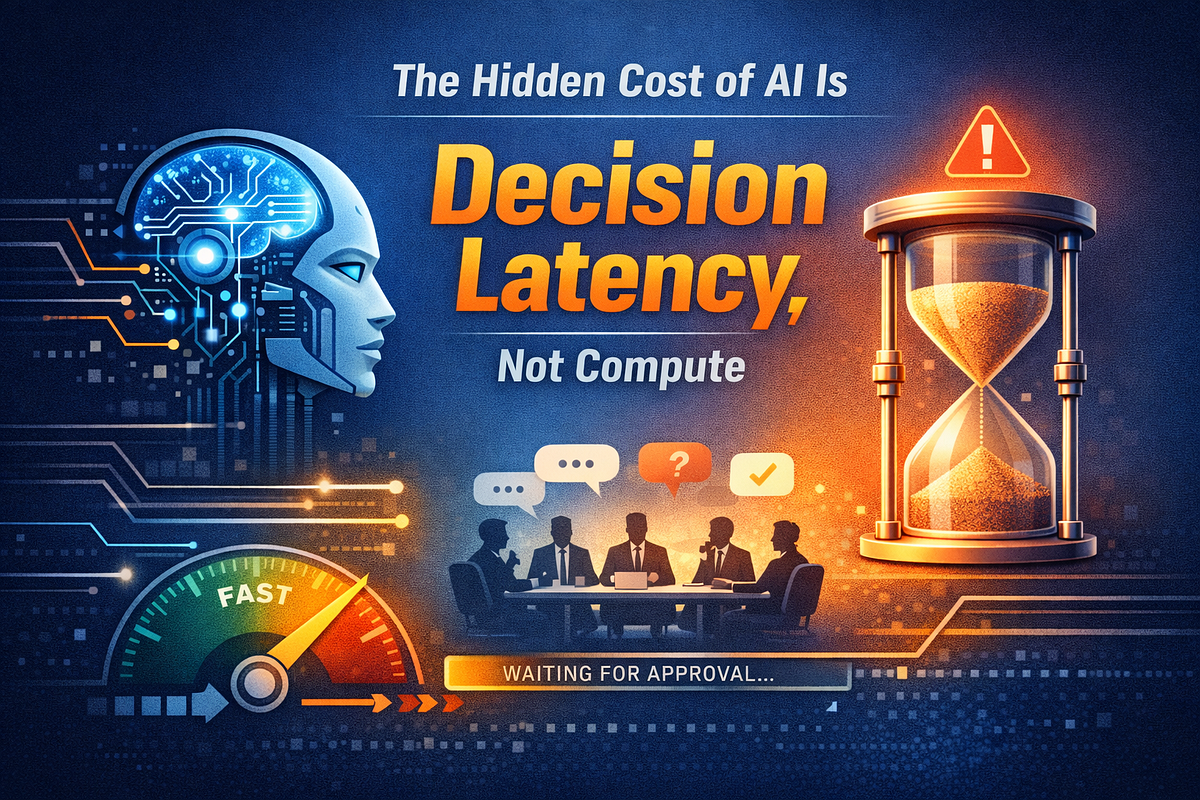 The Hidden Cost of AI Is Decision Latency, Not Compute | by Harsh | Medium