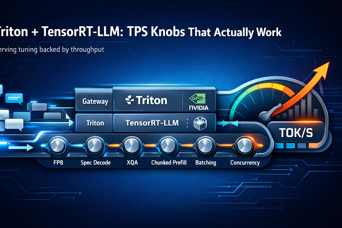 10 Triton + TensorRT-LLM Knobs That Move TPS | by Quellin | Medium