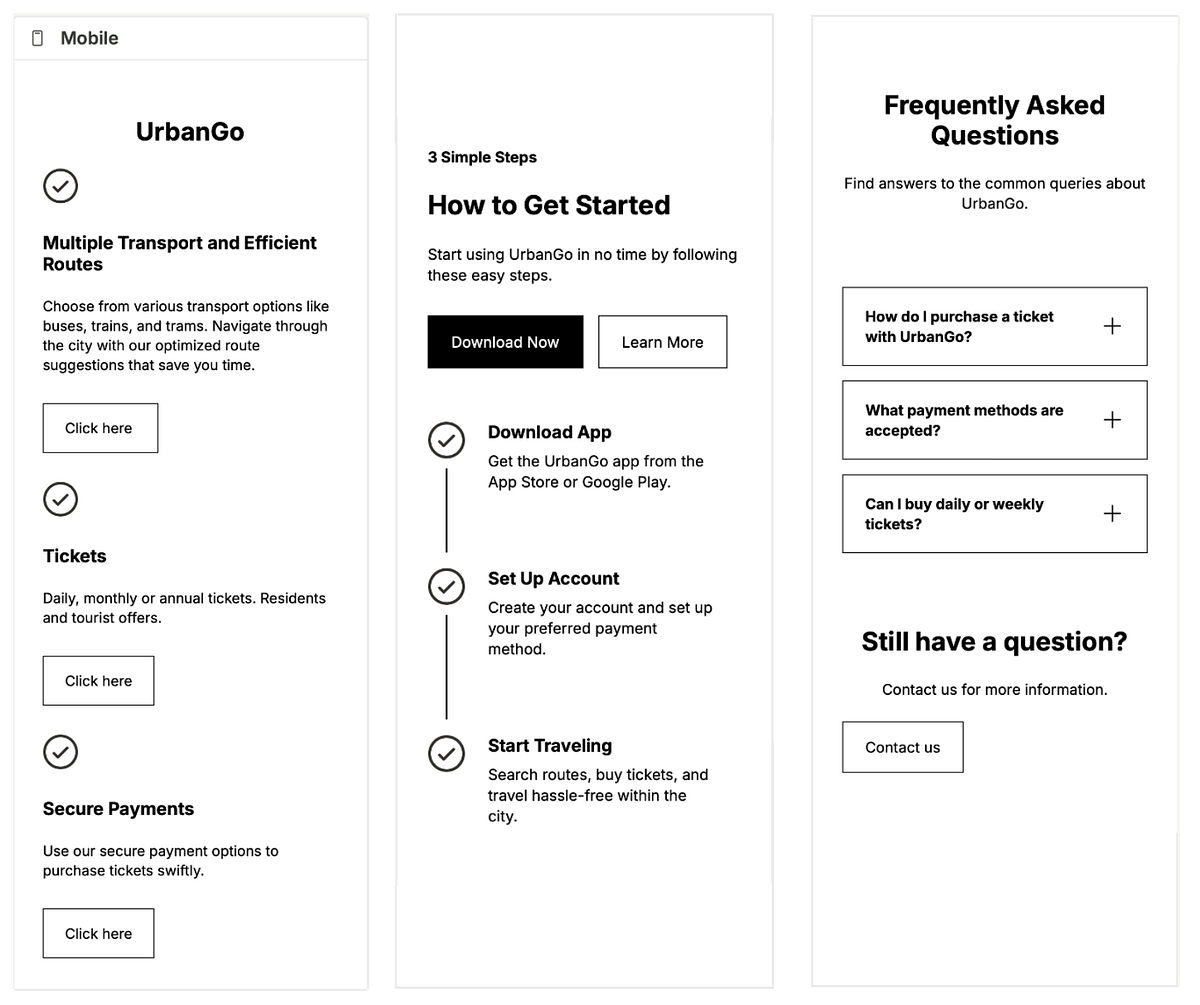 Simplifying Urban Mobility: My Journey with UrbanGo’s UX/UI Design ...