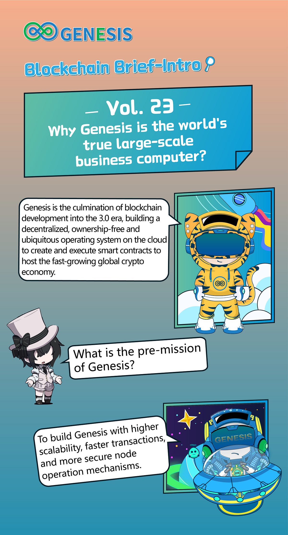 Genesis Comic Series, Vol.23 & Vol.24 & Vol.25 - Genesis Chain - Medium