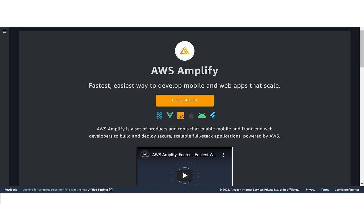 Use AWS Amplify to host a React Application | by Saransh Ambarte | Medium