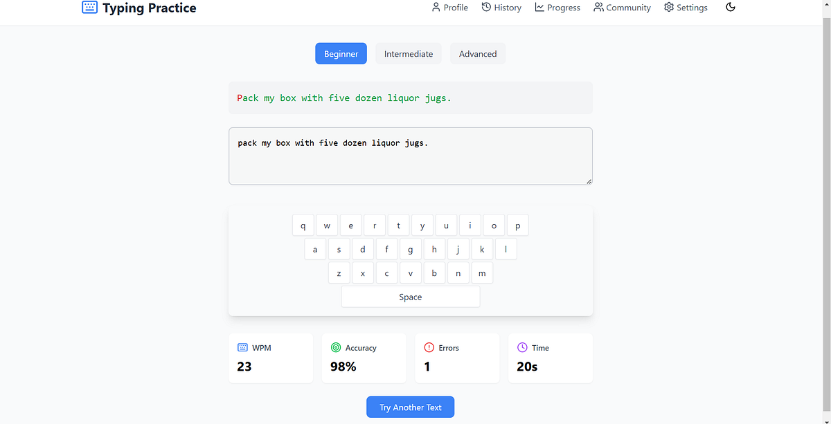 Typing Practice. Introduction | by Rahul Chaube | Medium