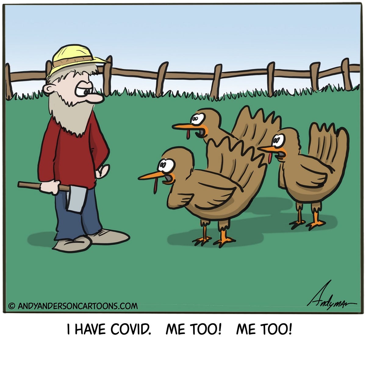 Cartoon about Thanksgiving 2020 | Andy Anderson Cartoons