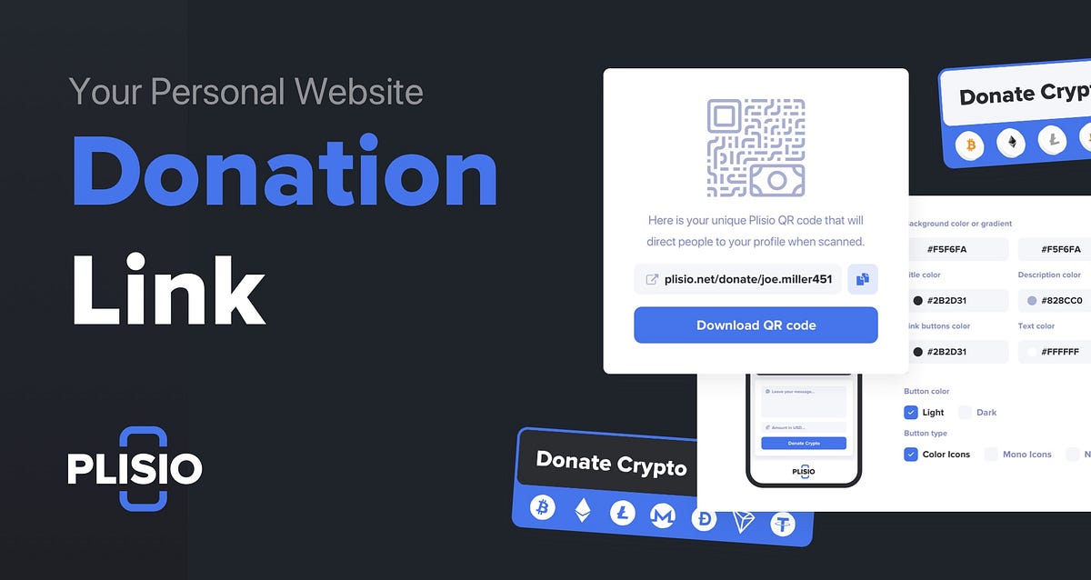 How to accept crypto donations on your Website | by Plisio | Medium