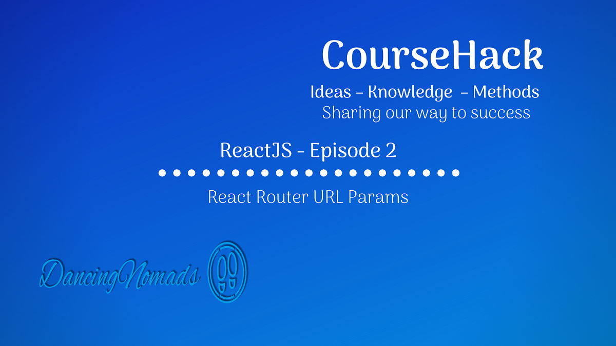 ReactJS — Episode 2— React Router URL Params | by Donald Lee | Medium