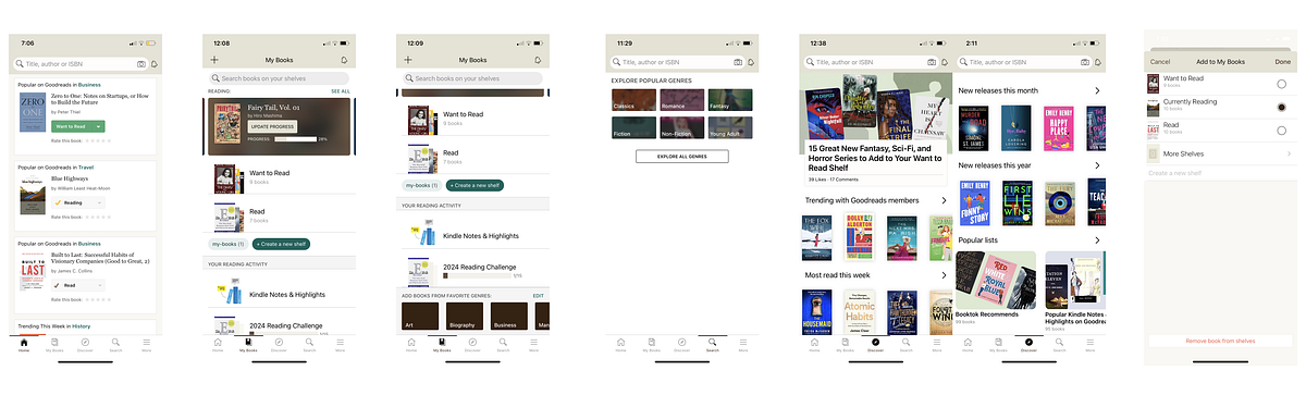 Case Study - ReDesign Goodreads app | by Shaima Sultan | Medium