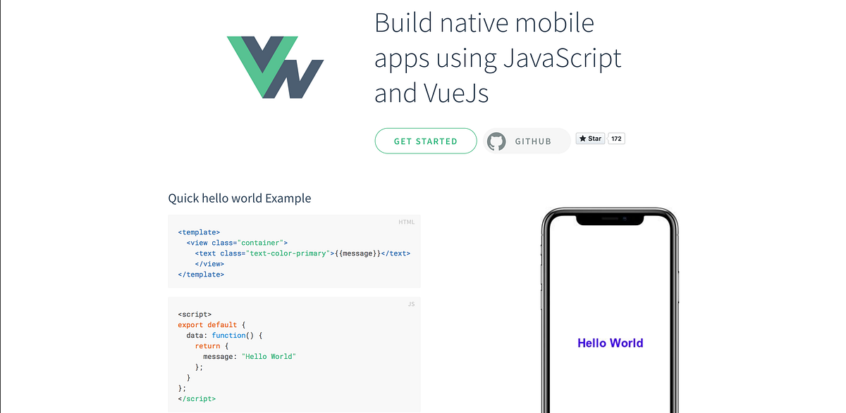 [Vue Native] คือ อะไร ทำความรู้จัก และเริ่มต้นสร้าง Project | by Jedsada Saengow | JED-NG | Medium